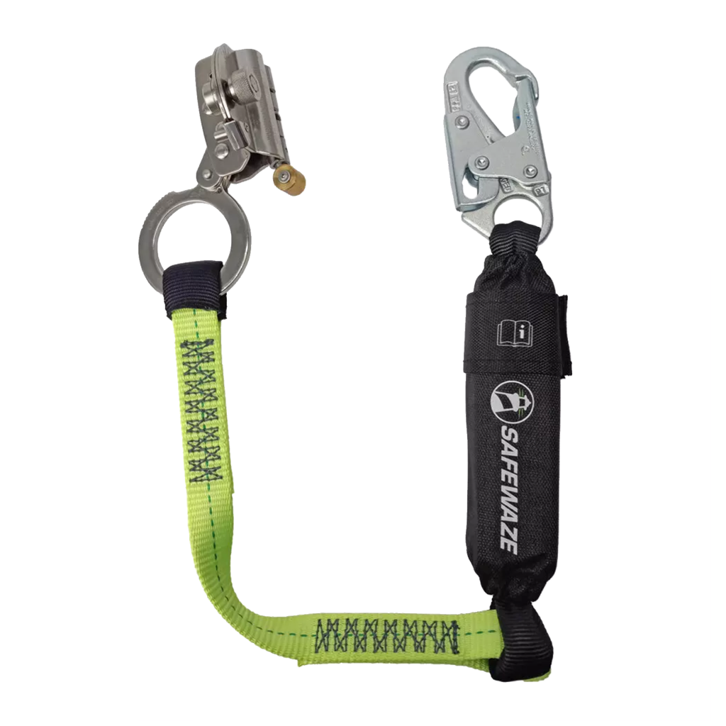 Trailing Rope Grab Assembly with Web Energy Absorbing Lanyard - Bee Access