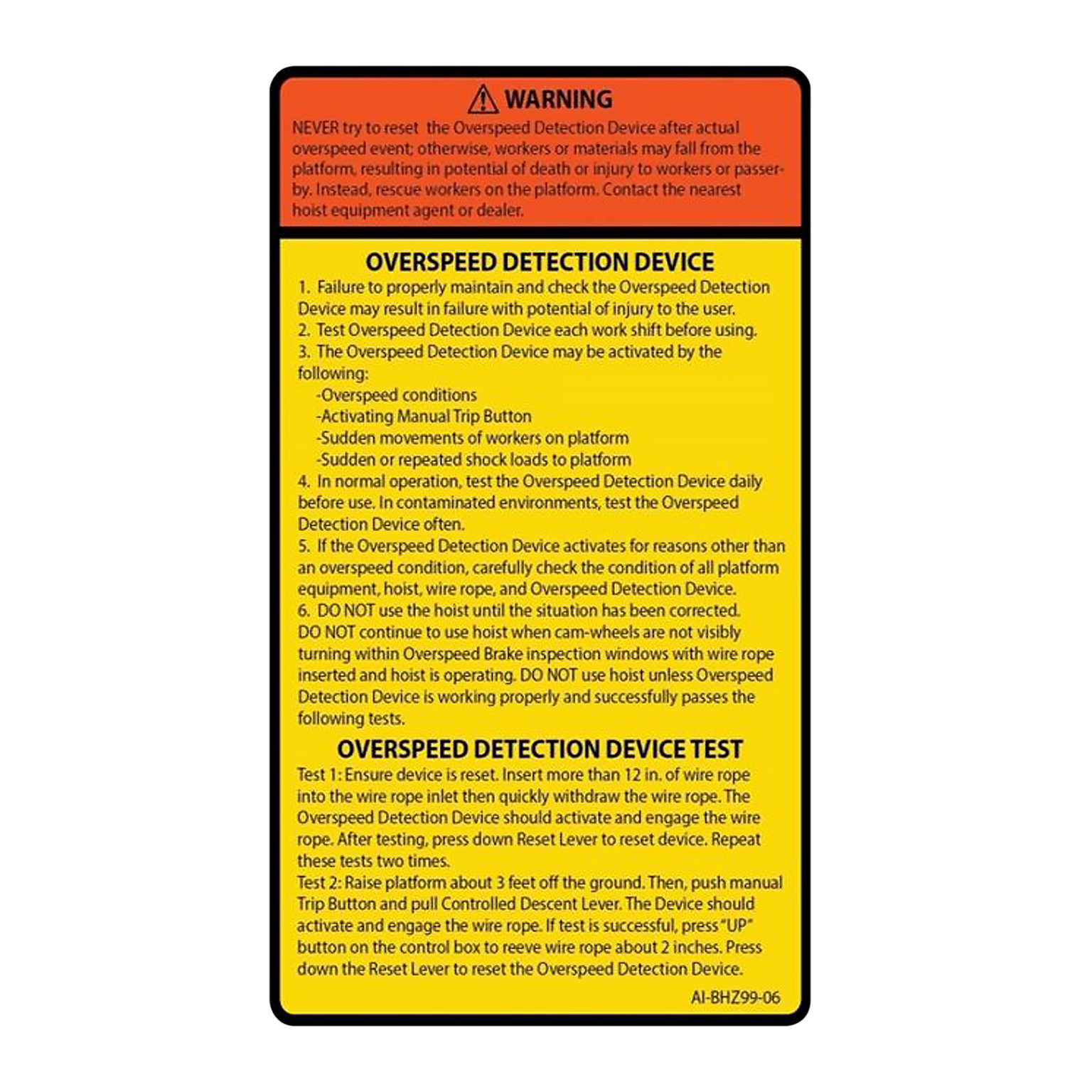 Replacement Labels - Bee Access